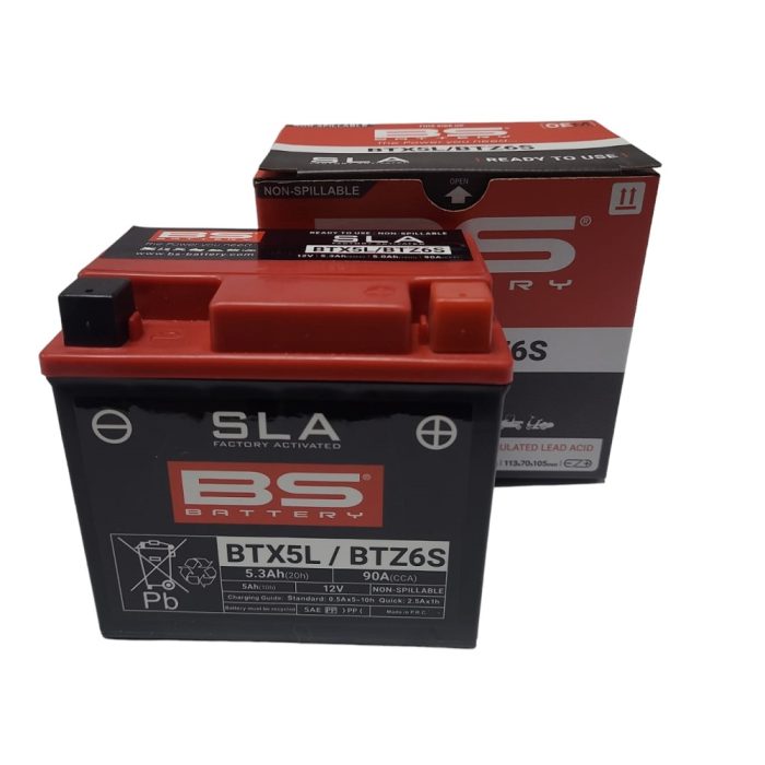 Batería Moto YTX5L / BTX5L / BTZ6S / HTX5L BS BATTERY - CG Motors®